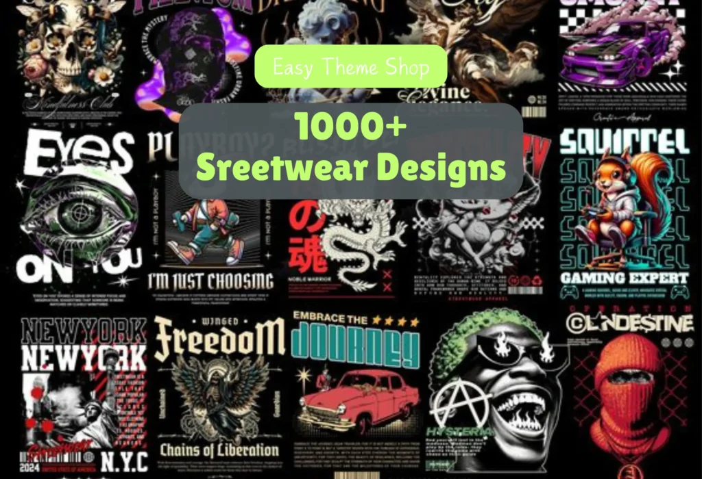 t-shirt designs pack - Easy Theme Shop